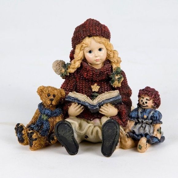 Boyds Bears | Accents | Boyds Dollstone Collection Megan With Elliot ...